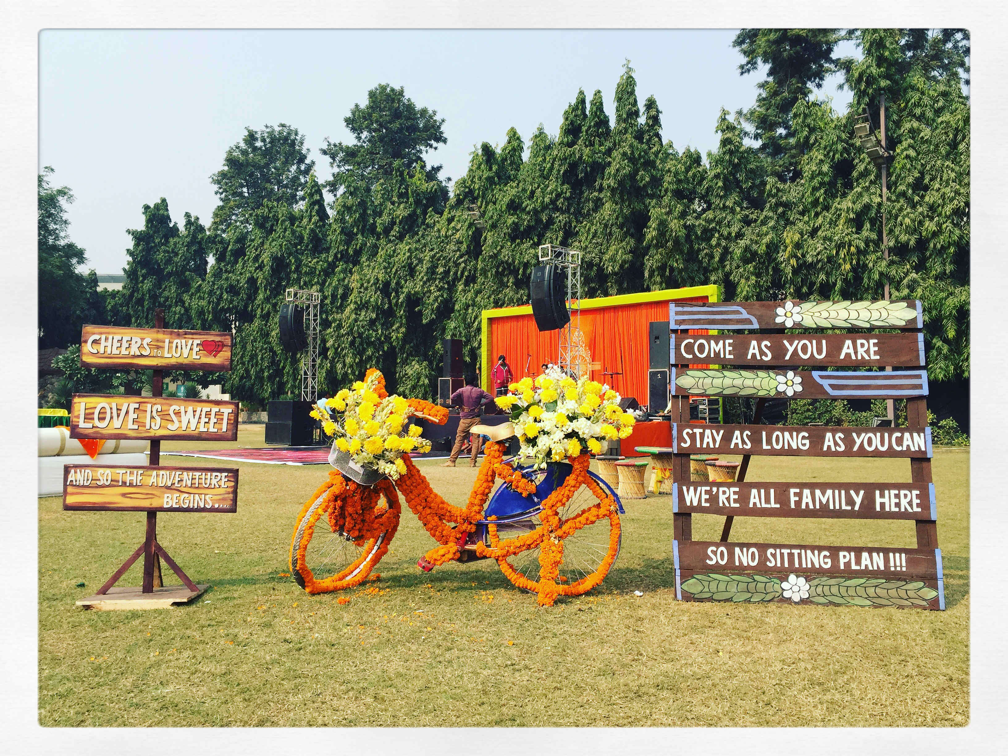 DIY - Cycle And Ladder Decoration - 628 | Weddingplz